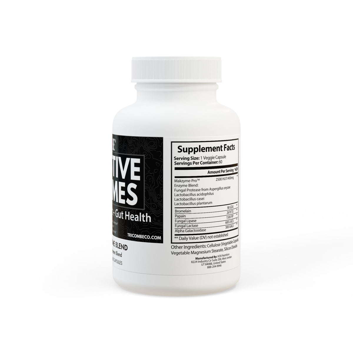 Digestive Enzyme Blend Supplement (60 Capsules) – Tricombe Co.